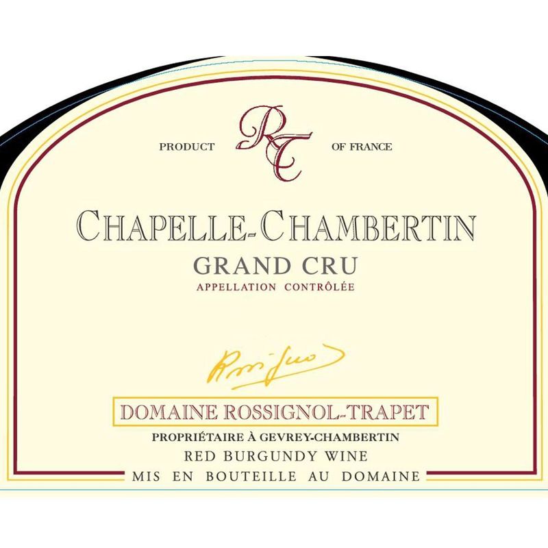 Domaine Rossignol-Trapet, Chapelle-Chambertin Grand Cru 2018 - Latimer ...