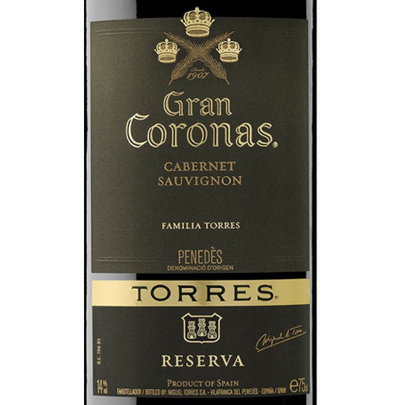 Torres Gran Coronas Cabernet 2020 - Chateau Cellars