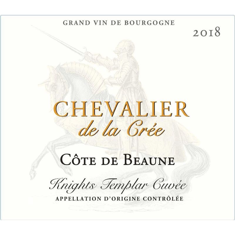 Chevalier de la Cree Cote de Beaune Knights Templar Cuvee 2018 ...