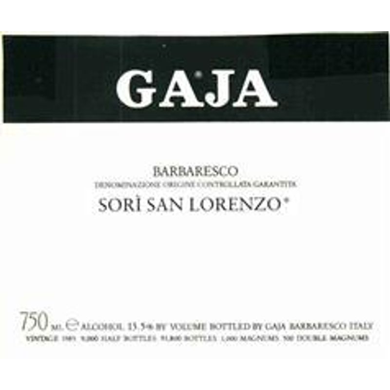 Gaja Barbaresco Sori San Lorenzo 2017 - Chateau Cellars