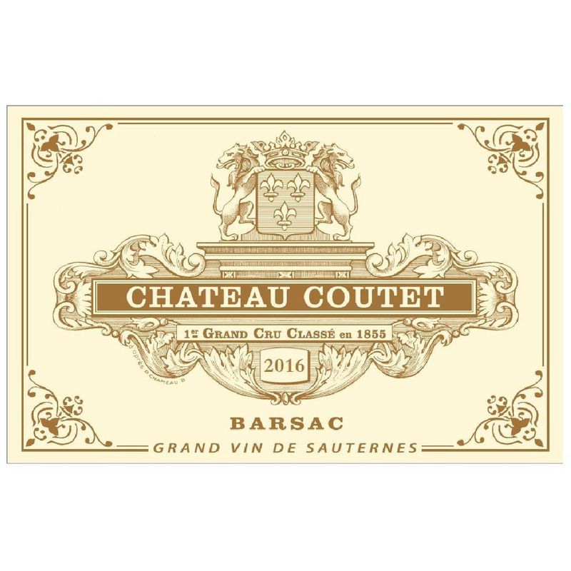 Coutet Barsac 2016 375ml - Chateau Cellars