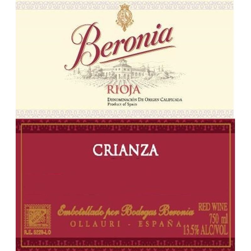 Beronia Crianza, Rioja 2019 - Chateau Cellars