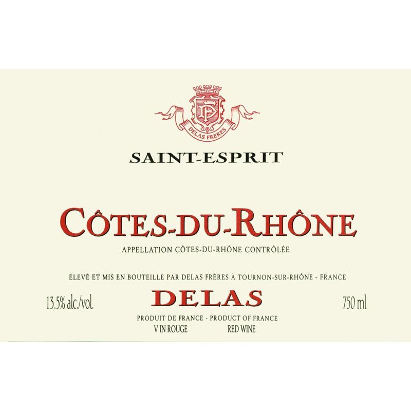 Delas Freres Cotes du Rhone Saint-Esprit 2021 - Chateau Cellars