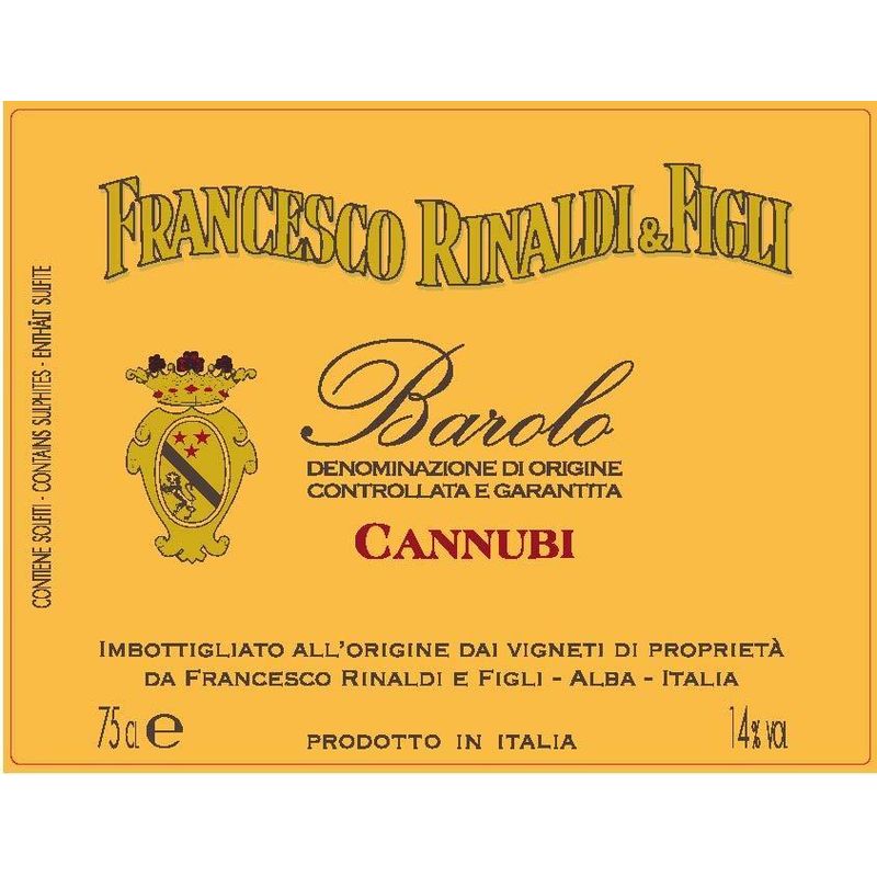 2017 Francesco Rinaldi Barolo Cannubi [Future Arrival] - The Wine Cellarage