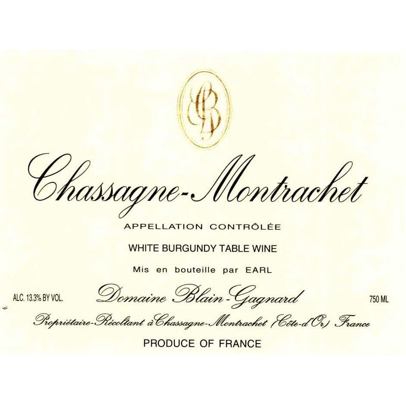 2019 Jean-Marc Blain-Gagnard Chassagne-Montrachet [Future Arrival ...