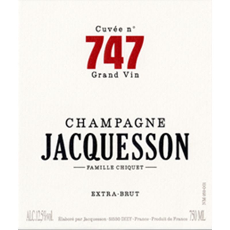 Jacquesson Cuvee 747 Champagne [Future Arrival] - The Wine Cellarage