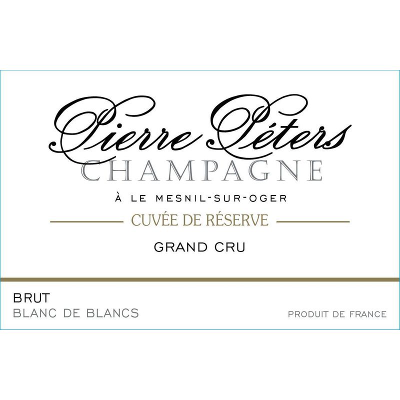 NV Pierre Peters Cuvee de Reserve Blanc de Blancs Grand Cru - The Wine Cellarage