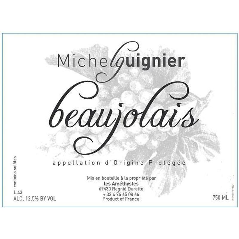 2019 Michel Guignier Beaujolais Nouveau [Future Arrival] - The Wine Cellarage