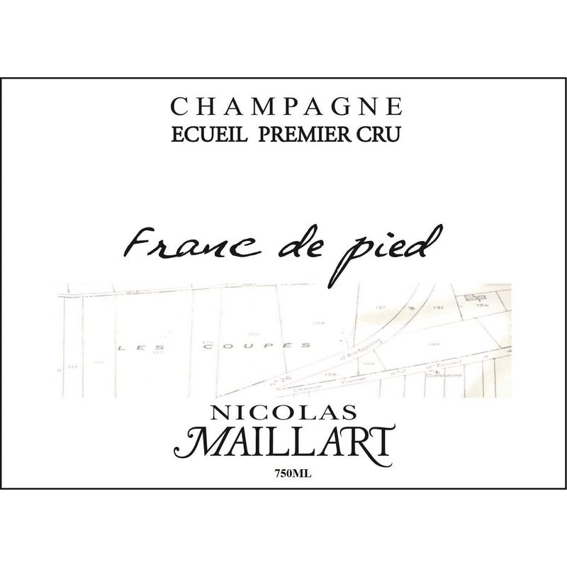 2018 Nicolas Maillart Ecueil Premier Cru Les Coupes Franc de Pied ...
