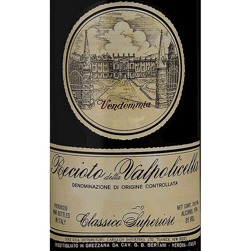 1971 Bertani Recioto della Valpolicella Classico Superiore - The Wine ...